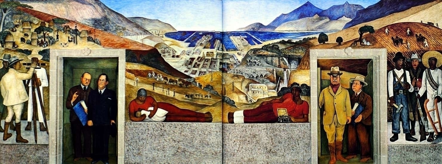 Diego Rivera Tierra Agus Libertad El Primer Mural De David Alfaro 1170